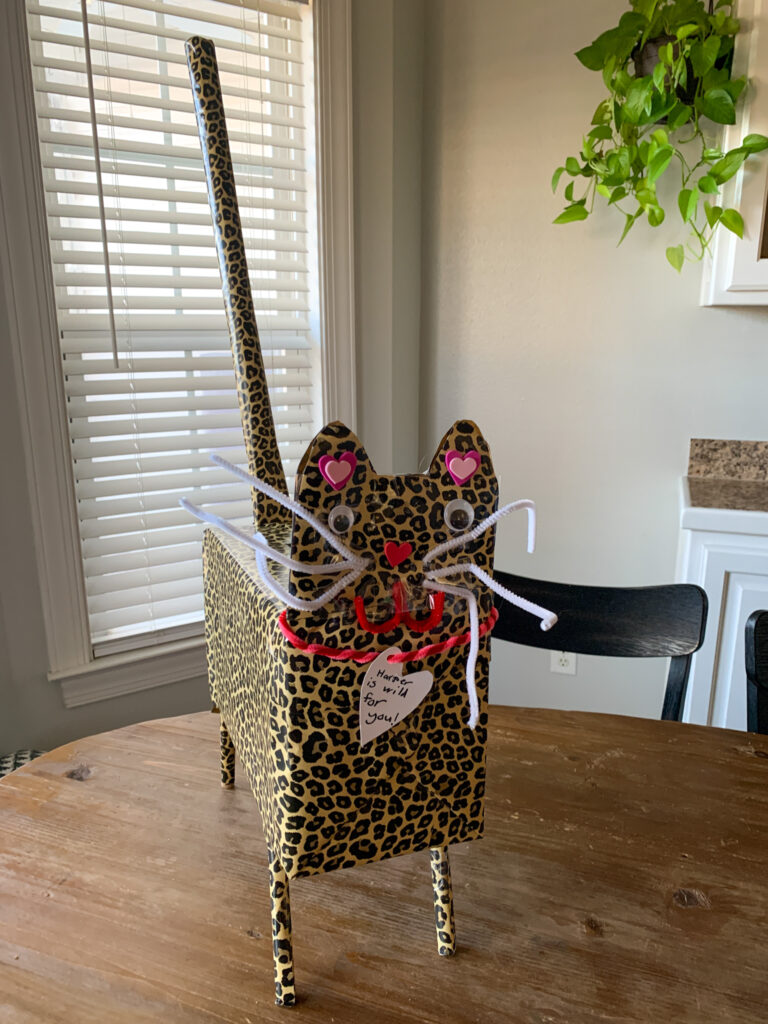 Make a Cute Leopard Valentine Box This Valentine’s Day - Arkansas Girls