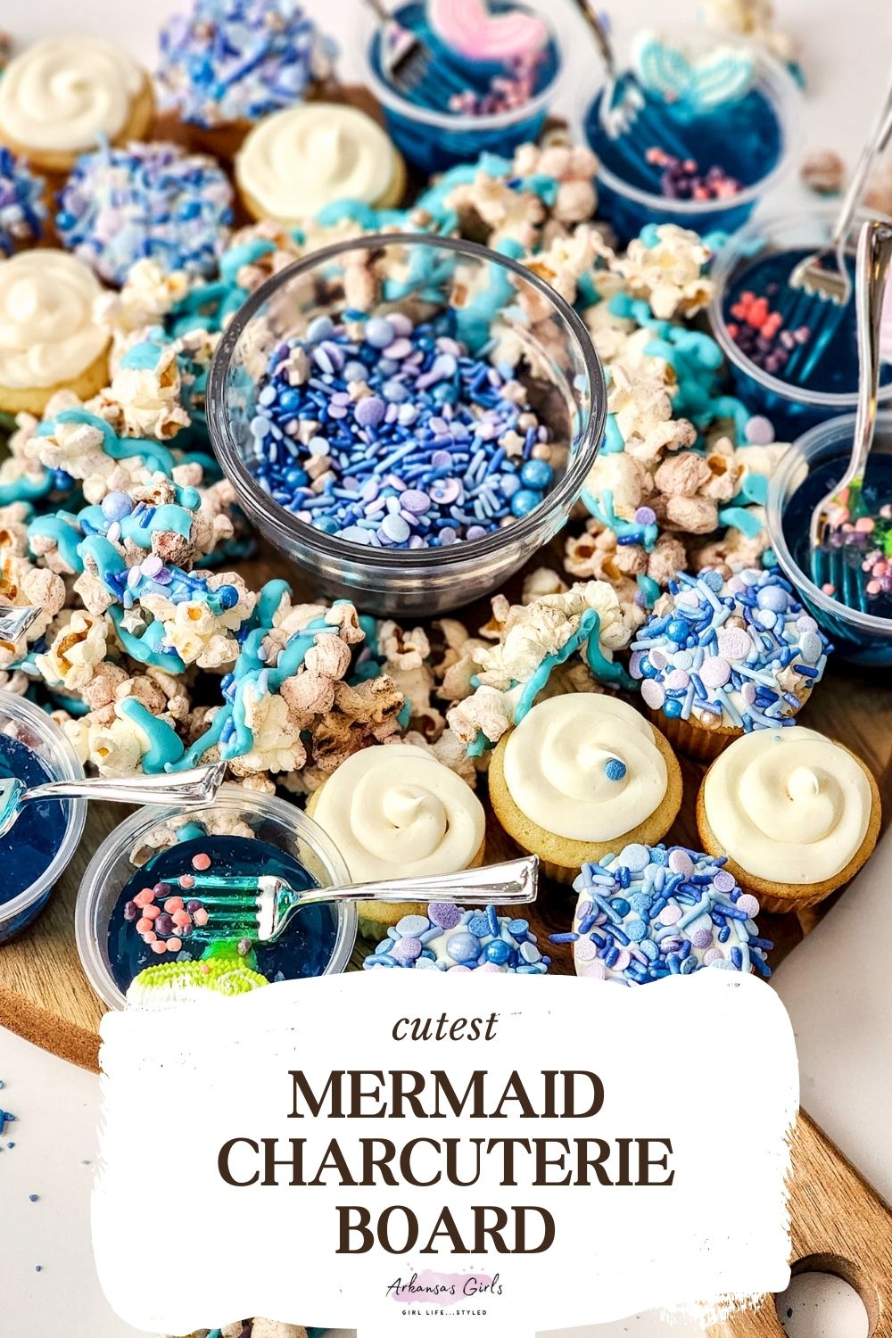 Mermaid Charcuterie Board - Arkansas Girls