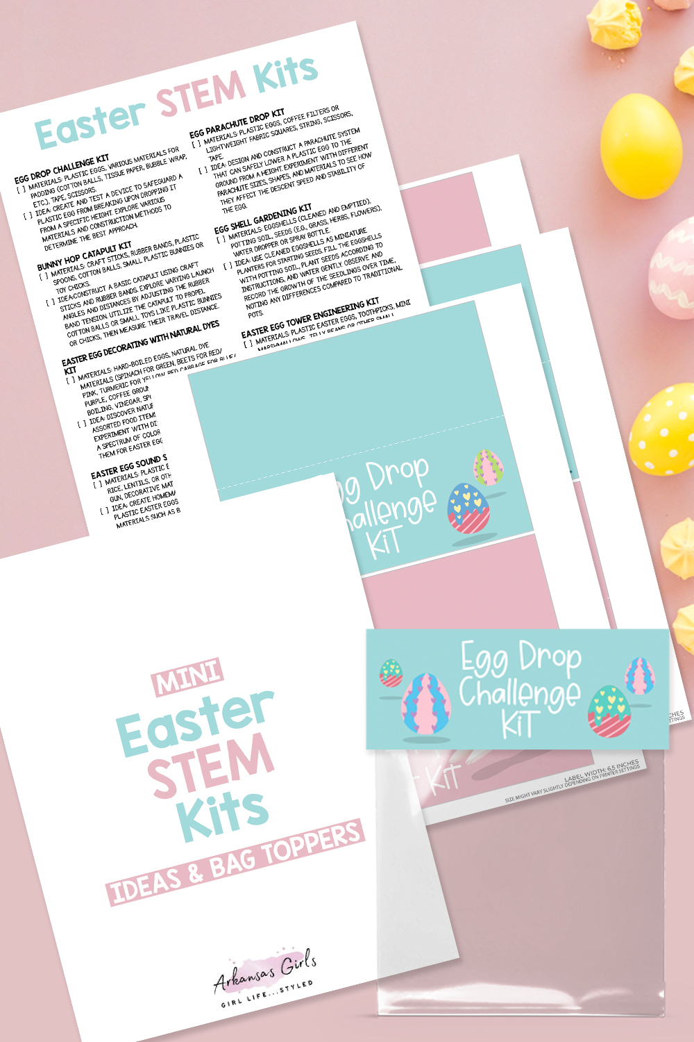 12 DIY Easter STEM Kits for Kids (Non-Candy Easter) - Arkansas Girls